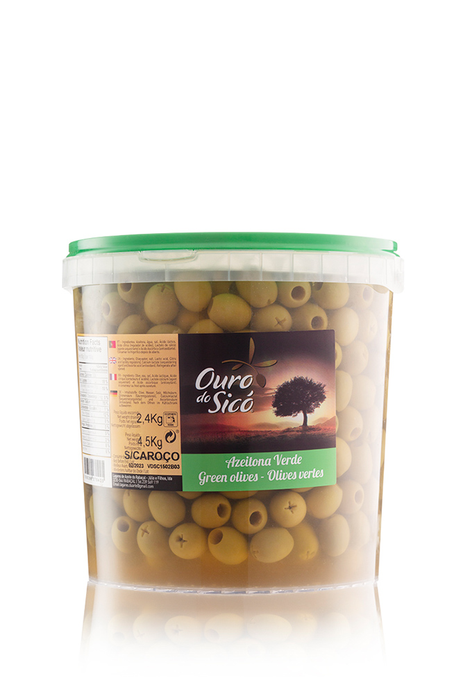Pitted green olives - 3Kg – Ouro do Sicó